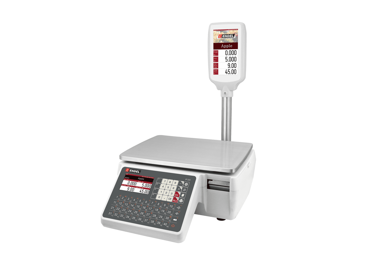 IP-20 Touch Screen Label Printer – HD Color Display & 360° Rotatable Pole